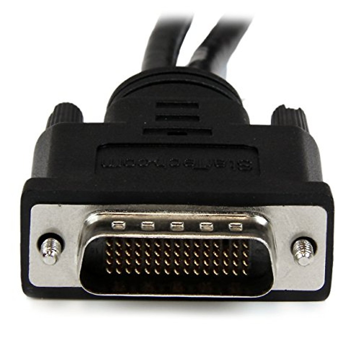 StarTech.com DMS-59 to DisplayPort - 8in - DMS 59 to 2x DP - Y Cable - DMS-59 Adapter - DisplayPort Splitter Cable - LFH Cable (DMSDPDP1),Black