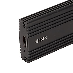 SSD Enclosure, SSD Case Dual Protocol Easy to Install for PC