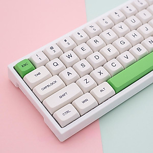 ZMX Custom Keycaps Set,PBT Dye Sublimation XDA Profile 137 Keys Full Size Keycap for Cherry Gateron MX Switch Mechanical Gaming Keyboard Accessory DIY Cute Keycap for Gift