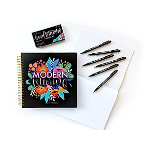 June & Lucy Calligraphy Kit for Beginners - Calligraphy Pen Set with Calligraphy Workbook