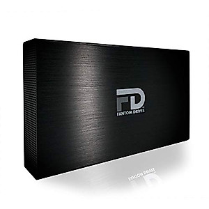 Fantom Drives 14TB External Hard Drive - USB 3.0/3.1 Gen 1 + eSATA Aluminum Case - Mac, Windows, and Xbox (Renewed)