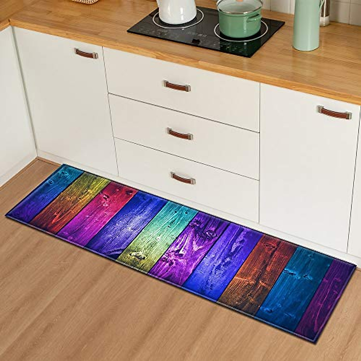 Kitchen Mat Doormat Home Hallway Floor Decoration Bedroom Living Room Carpet Bathroom Non-Slip Absorbent Rug A16 60x180cm