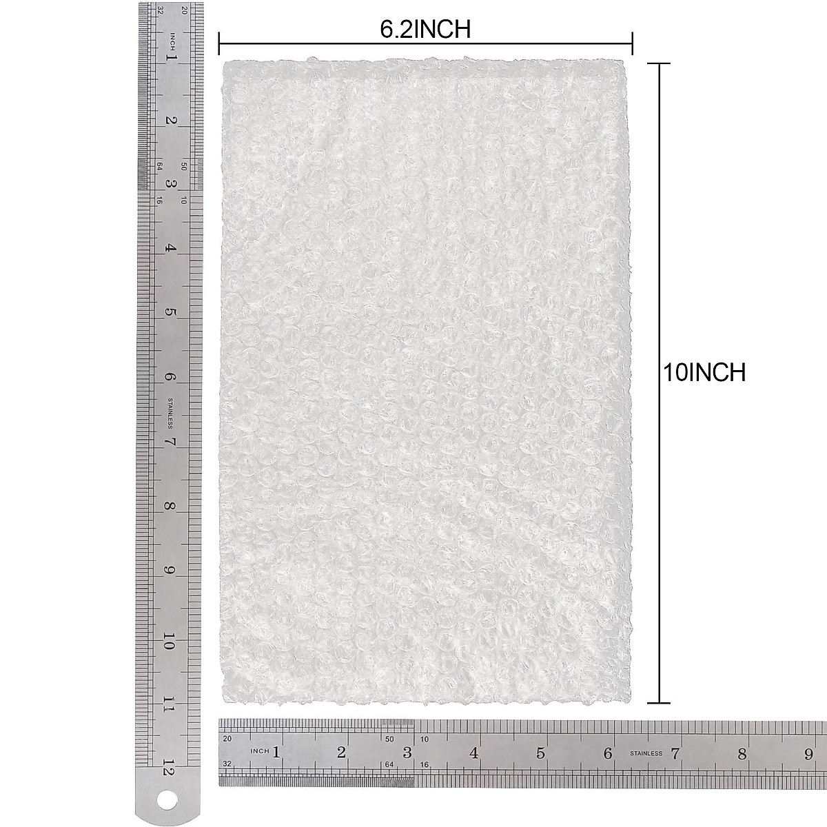 AKOLAFE 100PCS Bubble Out Bags & Pouches 6x10inch Bubble Double Walled Wrap Pouches Bubble Cushioning Wrap Pouch Bags for Shipping Storage & Moving Packing Cushioning Supplies for Dishes Glass Plates