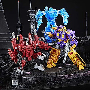 Transformers Toys Generations War for Cybertron Deluxe Fan-Vote Battle 3 Pack with Holo Mirage, Powerdasher Aragon and Decepticon Impactor (Amazon Exclusive) Brown