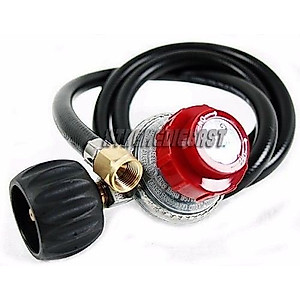 AK Energy 2 Burner Propane Stove Gas Iron Outdoor Portable Camping bbq high pressure w/Hose and Regulator