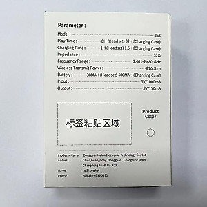 Wireless Earbuds, Bluetooth 5.3 Ear Buds LED Power Display Headphones Bass Stereo, Earbuds in-Ear Noise Cancelling Mic, 40H Playback Mini Case IP7 Waterproof Sports Earphones for Android iOS