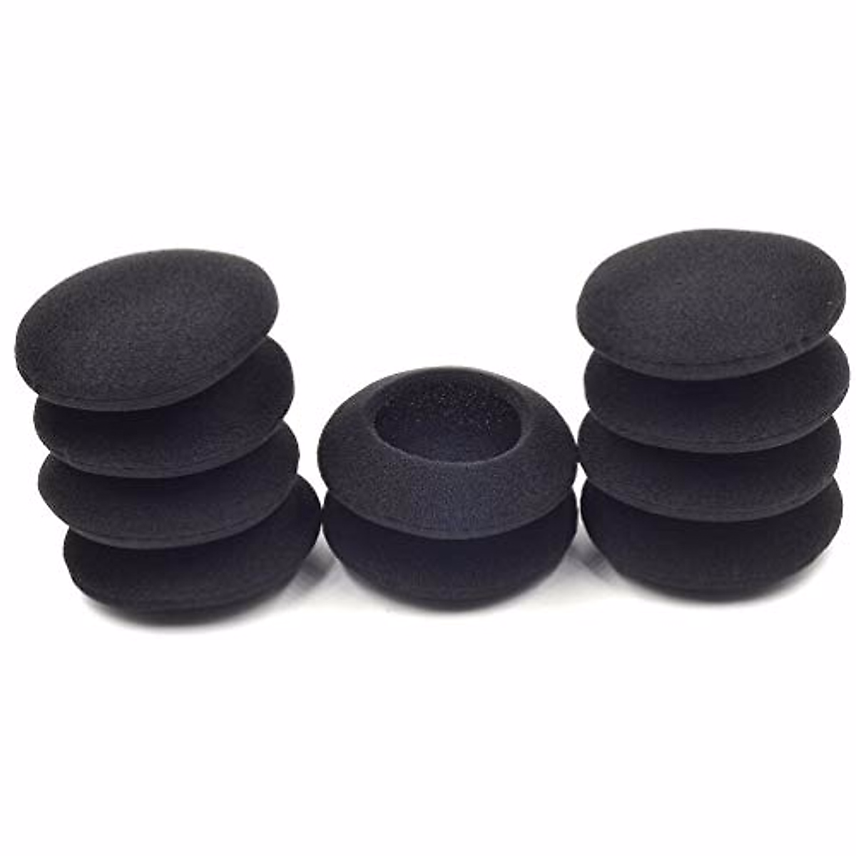 5 Pairs Sponge Foam Ear Pads Ear Cushions Covers Replacement for Sony MDR-G74SL Street Style, MDR-IF240R, MDR-15, MDR-NC6, MDR-NC5, MDR-210, MDR-101, SRF-HM33, SRF-H4 60mm