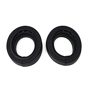 Zotech Replacement Leather Ear Cushions Ear Pad Covers for Corsair HS50 Pro HS60 HS70 Headphone (Black)