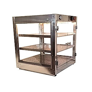 HeatMax 202024 Fund Raising Pizza Warmer, Food Warmer Display, Pizza Sign, Fits 18" Pizza!- Made in USA with Service and Support