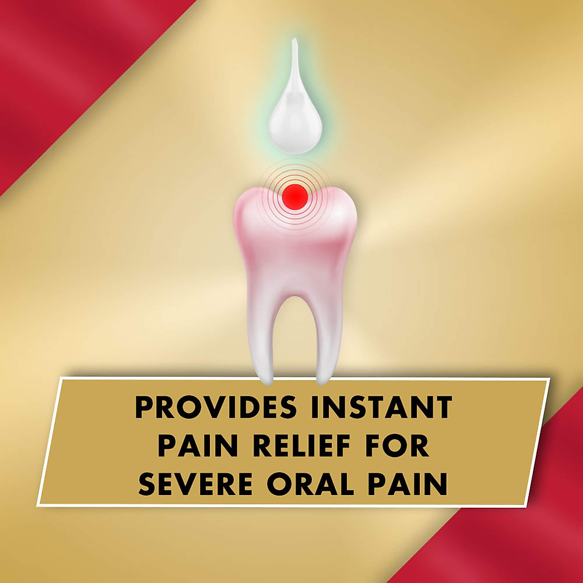 Orajel 4X for Toothache & Gum Pain: Severe Cream Tube 0.33oz- From #1 Oral Pain Relief Brand