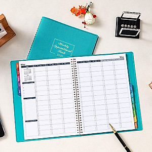 Weekly Appointment Book 2023 - Daily Hourly Planner 2023, January 2023- December 2023, 8.4" x 10.6", 15-Minute Interval, Flexible Soft Cover, Twin-Wire Binding, Perfect for Your Life