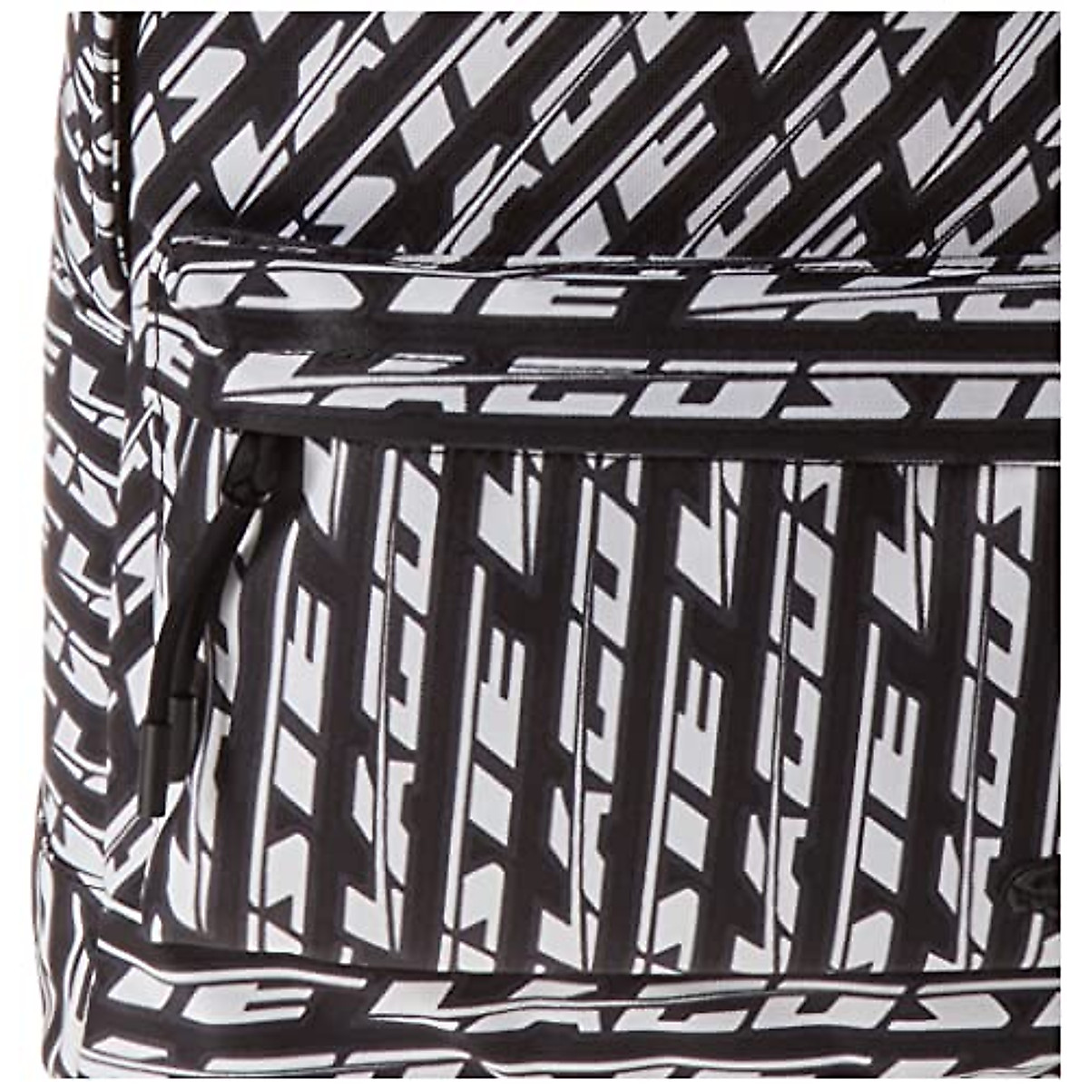 Lacoste Graphic All-Over-Printed Backpack, Mono Noir Blanc