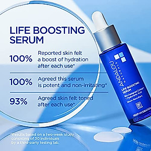 Andalou Naturals Collagen + Hyaluronic Acid Serum for Face, Deep Hydration Life Boosting Face Serum, Helps Improve Skin Elasticity, Day & Night Hydrating Serum, 1 Fl. Oz.