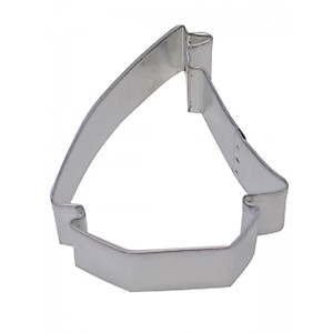 R&M Sailboat 3.5" Cookie Cutter in Durable, Economical, Tinplated Steel