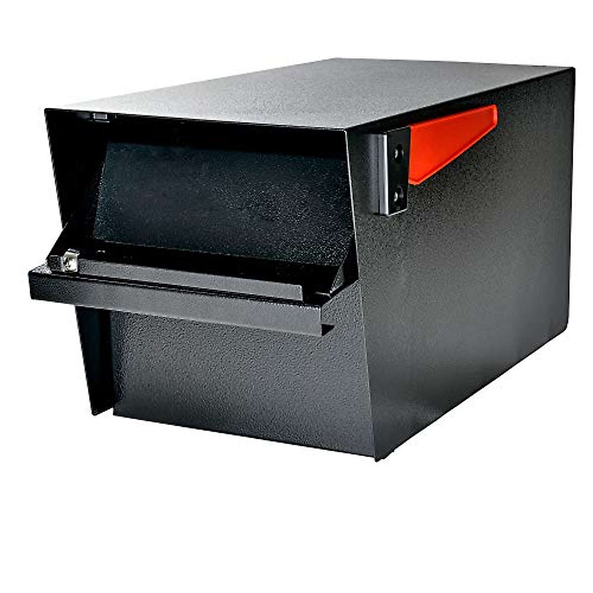 Mail Boss 7526 Mail Manager Street Safe Locking Security Mailbox, Black