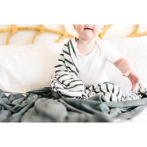 Copper Pearl Three-Layer Baby Blanket: Soft Baby Quilts for Boys and Girls | Breathable, Cozy, Toddler Blanket | Baby Quilt for Newborns | 46x46 Premium Polyester/Rayon | Hunter