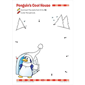 School Zone - Connect the Dots Workbook - 32 Pages, Ages 3 to 5, Preschool, Kindergarten, Dot-to-Dots, Counting, Number Puzzles, Numbers 1-10, Coloring, and More (School Zone Get Ready!™ Book Series)