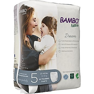 Bambo Nature Premium Training Pants (SIZES 4 TO 6 AVAILABLE), Size 5, 100 Count