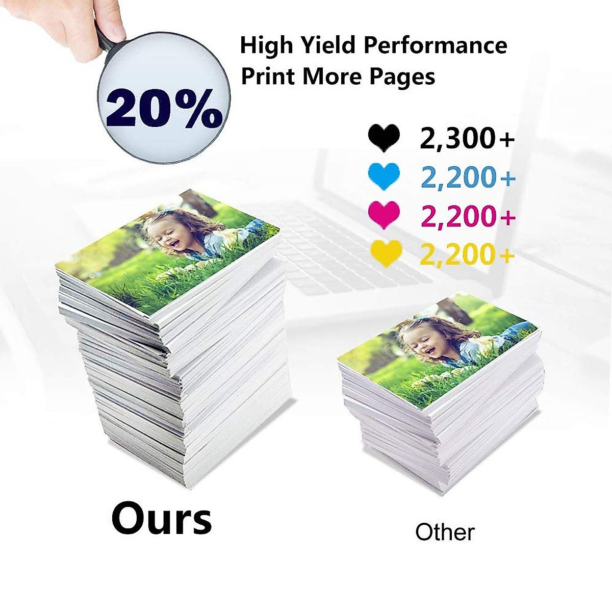 Remanufactured Toner Cartridge Replacement for Canon 046 | CRG-046 | CRG046 for Canon MF735Cdw, MF733Cdw, MF731Cdw, LBP654Cdw Printer (2-Pack, Black)