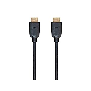 Monoprice Ultra 8K High Speed HDMI Cable - 3 Feet - Black (5-Pack) 48Gbps, 8K, Dynamic HDR, eARC, UHDTV, AMD FreeSync - DynamicView (139482)