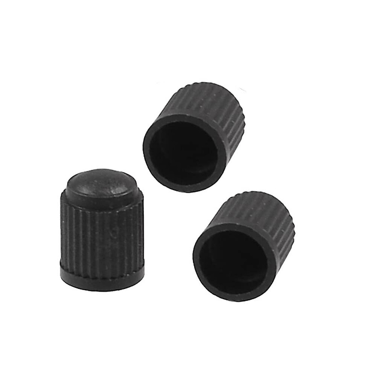 Generic Black Tire Valve Cap, 5 Pcs, Universal Fit, Passenger Car & Motorbike Compatible, Plastic Material