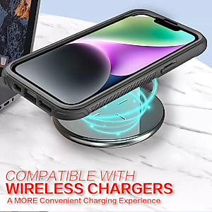 LIVRER Compatible with Case for iPhone 14 Pro Max,Cute Shockproof Protection Cases for Women Girl,Non-Slip Dropproof Cover Case for iPhone 14 Pro Max 6.1inch,Corgi with Glasses and Bow tie