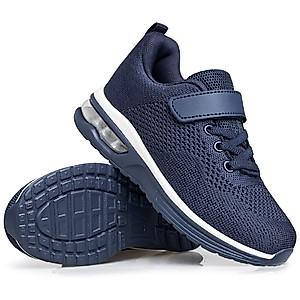 Anlarach Kids Toddler Shoes Boys Girls Athletic Running Shoes Air Cushion Sneakers for Little Kid 1 Blue