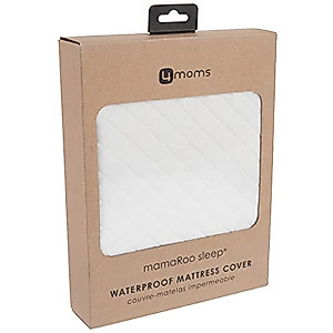 4moms mamaRoo Sleep Bassinet Waterproof Mattress Cover, White