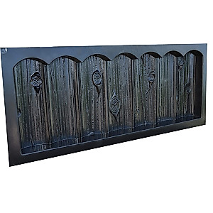 Concrete Mold Edge Stone Mold Log Edging Border ABC Plastic Sold 1 Piece (Br12-Small)