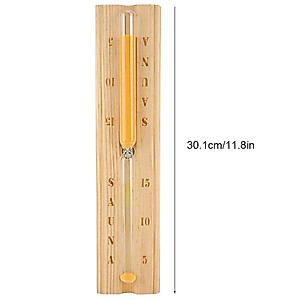 Jeffergarden Sauna Hourglass Sand Timer Countdown Clock 15 Minutes Timing Hourglass