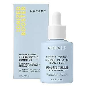 NuFACE Super Vita-C Booster Serum – Dark Spot Diminishing Face Serum for Facial Toning Device, 1 Fl Oz