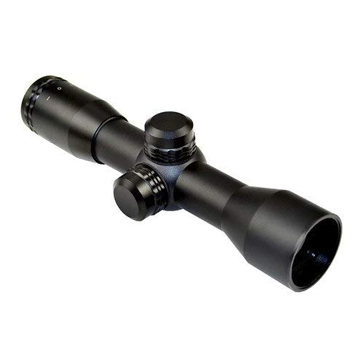 DB TAC INC 4X32 Compact Scope with Mil-Dot Reticle and 1" Picatinny Scope Rings