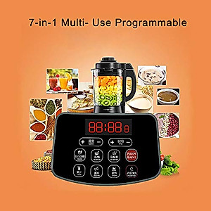 Joyoung JYL-Y15U Professional Grade Countertop Blender, Soy Milk Maker, Juicer, Food Processor, Makes Warm Drink at 47 Oz and Cold Drink at 60 Oz with One-Click Cleaning Function