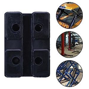 Gtouse 4Pcs Thick Rubber Lifting Tire Pucks,Heavy Duty Auto Lift Pads,Rubber Car Lift Pads,Rubber Arm Pads Car Lift,Jack Rubber Pad for Car Lift Frame Rail Protection Accessories