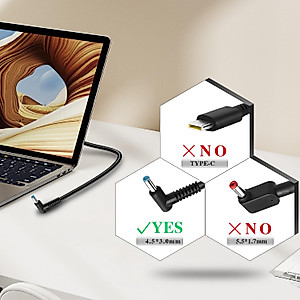 135W Laptop Charger Fit for HP Spectre x360 15 16 15-df 15-dc 15-ch 15-EB 15t 16-f 16t Series, Pavilion Gaming 17 15 Omen 15 17 Envy 14 15 17 Laptop TPN-CA13 TPN-DA11 L15534-001 Power Supply Cord