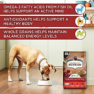 Rachael Ray Nutrish Premium Natural Dry Dog Food, Real Beef, Pea & Brown Rice Recipe, 14 Pounds (Packaging May Vary)