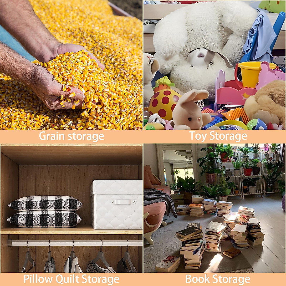 16Pcs Food Storage Bags,5 Gallon Bucket Liner Bags,Turkey Brining Bags,Food Grade Bucket,Plastic Storage Bags for Marinating and Brining,Meat,Thanksgiving,20 x 28 Inch,4Mil