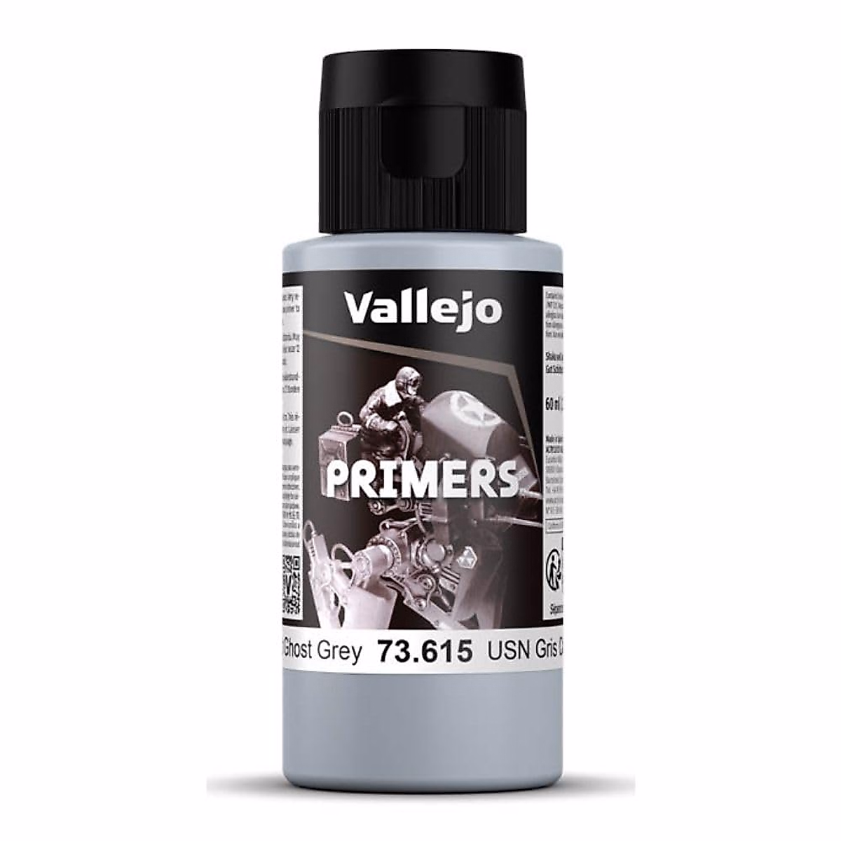Vallejo USN Light Ghost Grey Primer Acrylic Polyurethane, 60ml