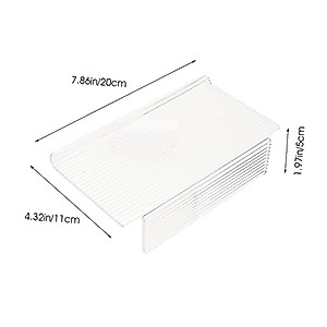 CORHAD Acrylic Storage Rack Indoor Floating Bathroom Shelf Adhesive Wall Shelf Phone Holder for Photo Display Shelves Toilet Phone Wall Mount Shelves Clear Wall Transparent