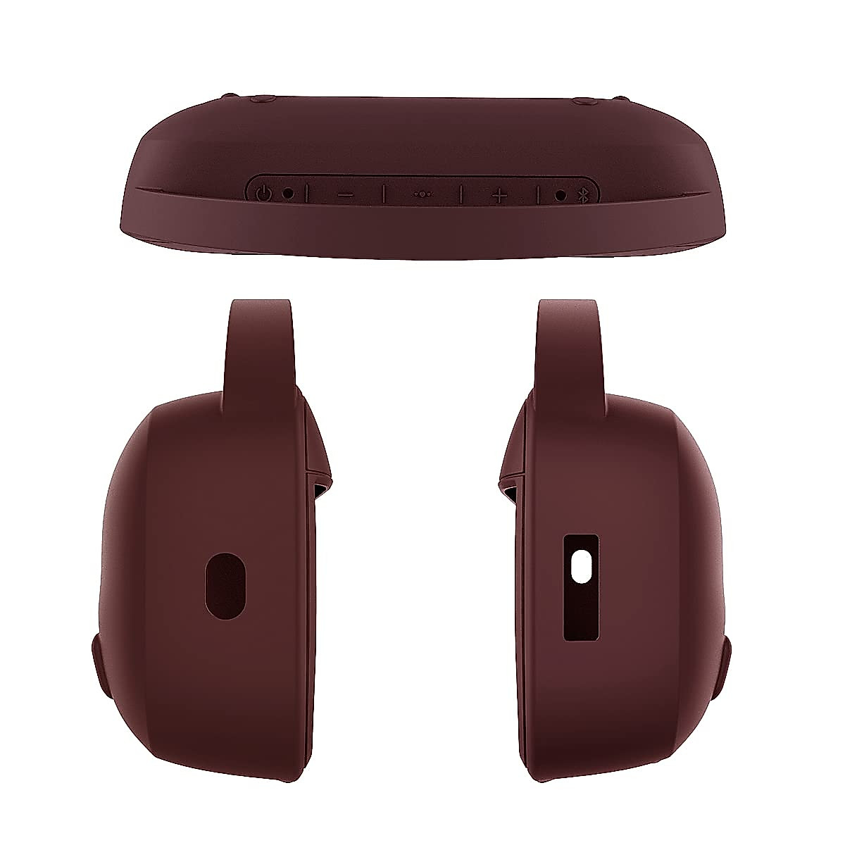 JCHPINE Silicone Cover Case for Bose SoundLink Flex Bluetooth Portable Speaker(1st Gen), Protective Skin Sleeve for Bose SoundLink Flex Speaker Accessories (Only Silicone Case) (Carmine Red)