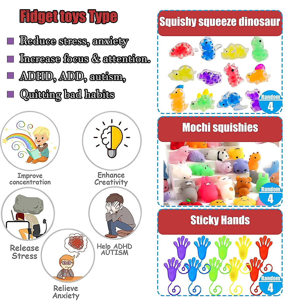 102 PCS Premium Party Favors Toys for Kids,Assortment Mini Pop Fidget it Toys for All Ages Kids,Classroom prizes,Treasure Chest,Prize Box Toys, Goody Bag Fillers,Carnival Prizes for Boys Girls 4-10