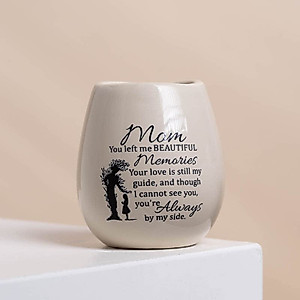 Mom Memorial Candle| Memorial Gift Sympathy Gift for Daughter Loss of Mother| in Loving Memory of Mother in Heaven, Daughter Remembers Mother Soy Wax Candle Jar TNC2