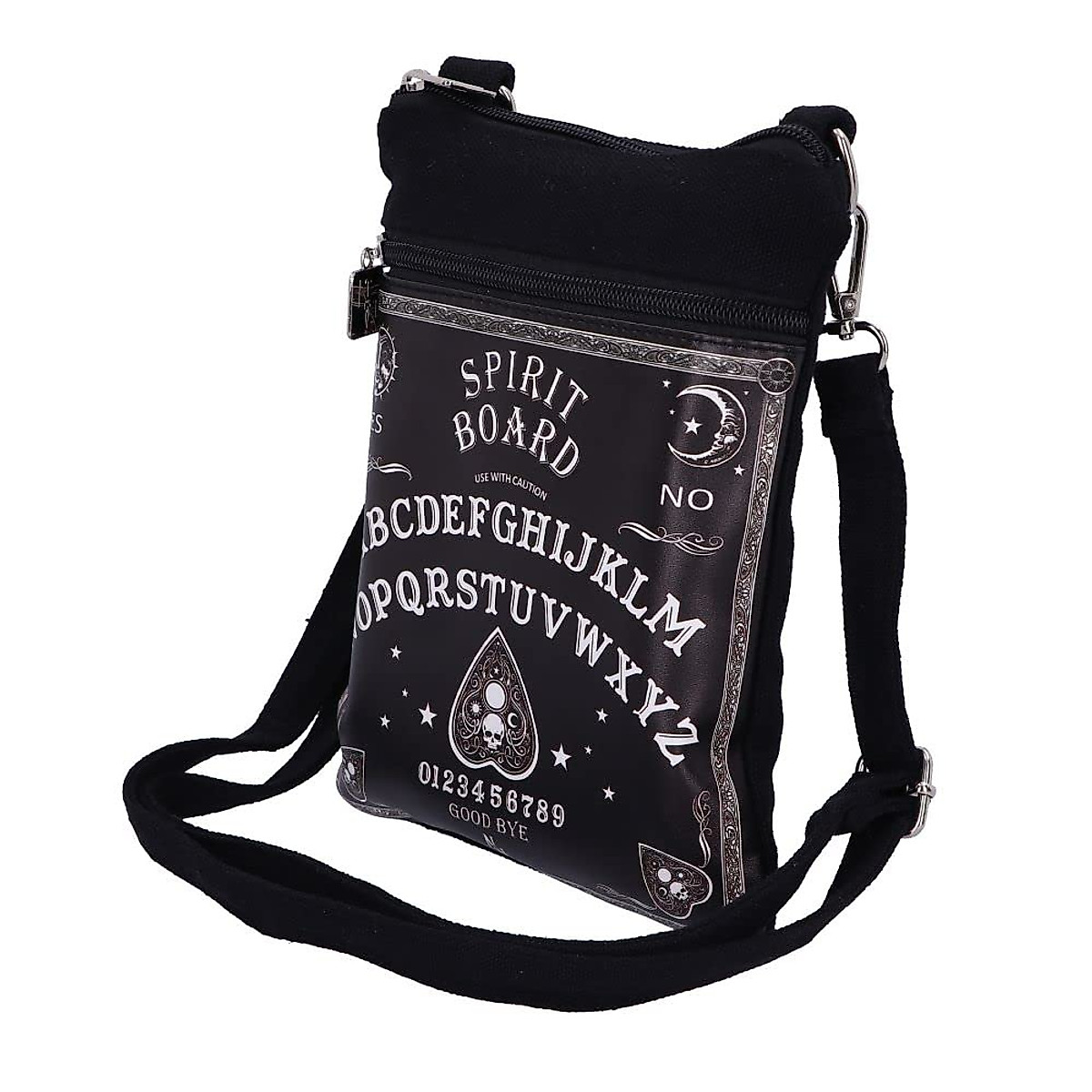 Nemesis Now Spirit Board Shoulder Bag, Black, 23cm