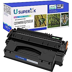 SuperInk (7,000 Pages) Compatible for HP Q5949X 49X Toner Cartridge High Yield Replacement Work with 1320 1320n 1320nw 1320t 1320tn 3390 3392 Printer(Black,1 Pack)