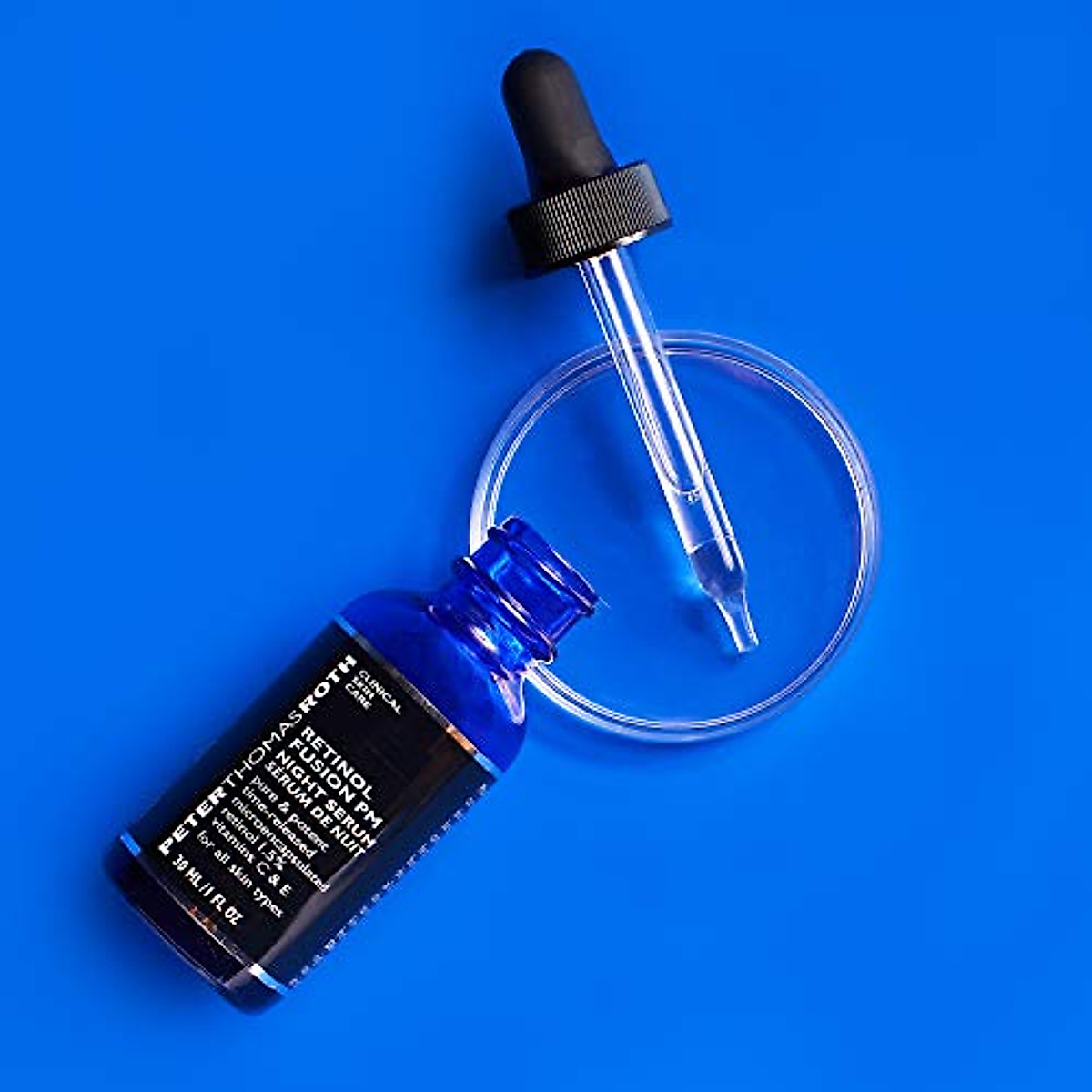 Peter Thomas Roth | Retinol Fusion PM Night Serum | Hydrating Retinol Facial Serum, 1.5% Microencapsulated Retinol for Fine Lines, Wrinkles, Uneven Skin Tone, Texture and Radiance