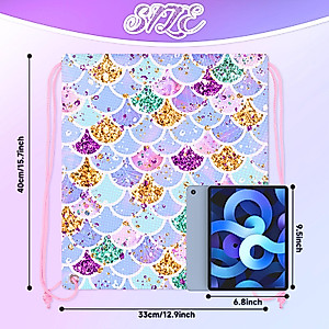 RLGPBON Drawstring Bag for Kids,Gym Bag girls Waterproof Drawstring Backpack Swim Pool Bag for Boys and Girls Kids Beach Sport String Bag Shopping Swimming Travel Sackpack