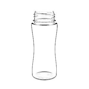 Bottles Chubby Gorilla - 120ML Unicorn Clear Natural Cap - V3 (5 PACK)