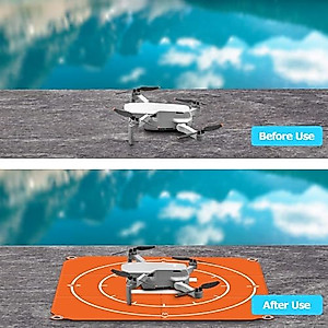 DJI Mini 4 Pro Foldable Landing Mat, Waterproof Helipad for DJI Mini 4 Pro, Air 3, Mini 3, Mavic 2 Pro, FPV (20inch)