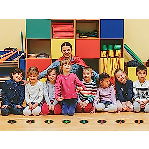 FLYAB Number Spot Markers Stickers 36PCS Number Line Up Helpers Stickers for Classroom Floor Classroom Line Up Spot Floor Decals for Back to School Kindergarten Preschool Elementary Teacher Supplies