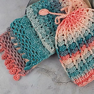 100g/Ball Gradient Rainbow Cake Yarn Hand-Woven Cotton Yarn Fancy Block Dyeing Wool Yarns for Knitting Crochet Sweater